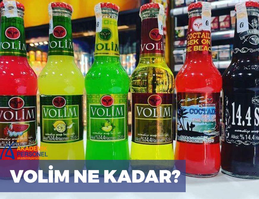 Volim Fiyatları 2024 - (ZAMLI GÜNCEL) 25 Cl, 1 Litre Kaç TL?